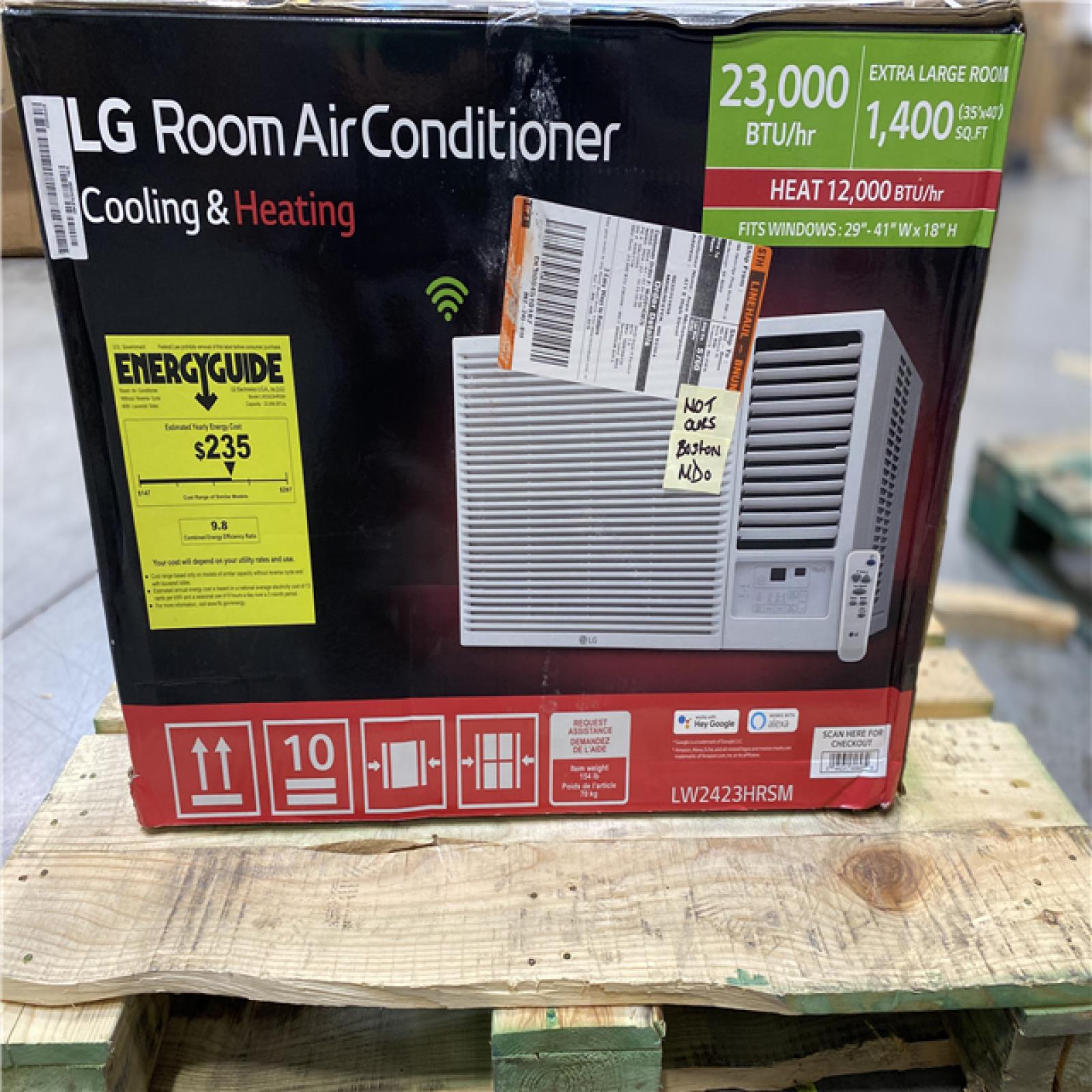 Dallas Location New Lg 23 000 Btu 230 208v Window Air Conditioner
